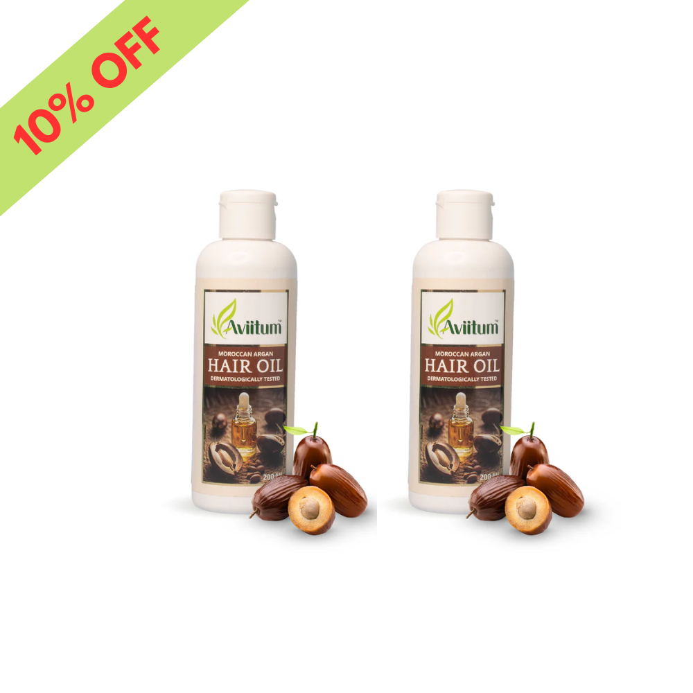 Pack of - 2 Moraccan Argan Hair Oil 200ml – Aviitum
